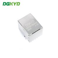 China RJ45 Network Port Connector 1x1 8P8C 30U Gold Plating Shielded Jack for 10/100/1000BASE-T for sale