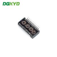 China DGKYD KGX2418PR 4 Cores 24 Pins SMD Network Shielded Ethernet Transformer Modules for sale