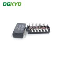 China DGKYD KGX2418PR 4 Cores 24 Pins SMD Network Shielded Ethernet Transformer Modules for sale