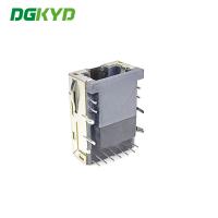 China DGKYD1711Q242FF5WA7CBDB057 RJ45 Integrated Magnetic Connector 30U Gold Plating 1000BASE-T Ethernet Module for sale