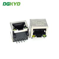 China RJ45 Network Connector 1x1 8P8C G/FU Shielded 1000BASE-T 100 Ohm for sale