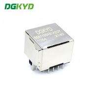 China RJ45 Network Connector 1x1 8P8C G/FU Shielded 1000BASE-T 100 Ohm for sale