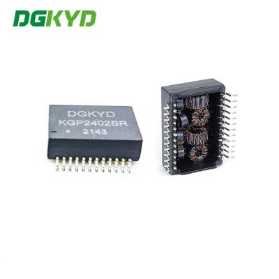 China KGP2402SR Gigabit Ethernet Transformer 24-Pin SMD Mounting 8-Pair Core 10/100/1000BASE-TX for sale