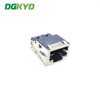 China 100M Shielded RJ45 Connector No Light Shielding Network Connector for sale