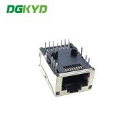 China Integrated Filter RJ45 Shielded Connector 8P12C with Light Shield Gigabit 1000BASE-T for sale