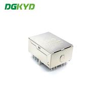 China Integrated Filter RJ45 Shielded Connector 8P12C with Light Shield Gigabit 1000BASE-T for sale