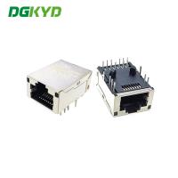 China Integrated Filter RJ45 Shielded Connector 8P12C with Light Shield Gigabit 1000BASE-T for sale