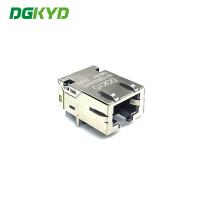 China 10G Network Filter RJ45 Connector 8P12C with Integrated Magnetics - 0℃ to 70℃ Operating Temperature, Gold 6u-50u Plating for sale