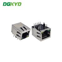 China 8P10C Single Port RJ45 Connector With Integrated Transformer for sale