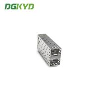 China DGKYD21SFP1N3A00200B022 2×1 RJ45 SFP Connector with 0.25mm Cage Thickness and 15μ