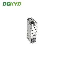 China DGKYD21SFP1N3A00200B022 2×1 RJ45 SFP Connector with 0.25mm Cage Thickness and 15μ