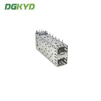 China DGKYD21SFP1N3A00200B022 2×1 RJ45 SFP Connector with 0.25mm Cage Thickness and 15μ