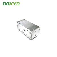 China SFP 2X2 Fiber Optic Connector RJ45 Cage with EMI Shielding - 0-85°C Operating Range, 265°C Wave Soldering for sale