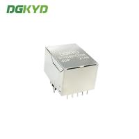 China 21.1mm 100Mb RJ45 Single Port Connector With Transformer PBT Material 8P8C for sale