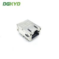 China 24.13mm RJ45 Connector Port with Gigabit Ethernet Filter, 350μH Inductance and 50W PoE Support for sale