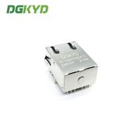 China 24.13mm RJ45 Connector Port with Gigabit Ethernet Filter, 350μH Inductance and 50W PoE Support for sale