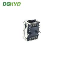 China 24.13mm RJ45 Connector Port with Gigabit Ethernet Filter, 350μH Inductance and 50W PoE Support for sale