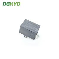 China Single Ports Modular RJ11 Jack 4P4C SMD All Plastic Without Light for sale