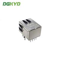 China RJ45 Single Port Female Through Hole Connector 8P8C 10/100 Base-TX with Transformer for sale