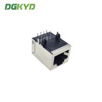 China DGKYD211B003GWA4D DIP RJ45 Single Port Modular Network Connector for sale