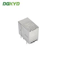 China 2X1 Modular RJ45 Network Port Socket Gigabit Integrated Transformer 10/100/1000 BASE-T for sale