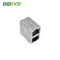China 2X1 Modular RJ45 Network Port Socket Gigabit Integrated Transformer 10/100/1000 BASE-T for sale