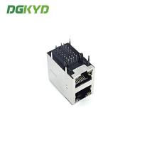 China 2X1 Modular RJ45 Network Port Socket Gigabit Integrated Transformer 10/100/1000 BASE-T for sale