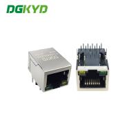 China DGKYD 10P8C RJ45 Modular Connector with Transformer - 2.5G Gigabit Ethernet, 8 Terminal Port for sale