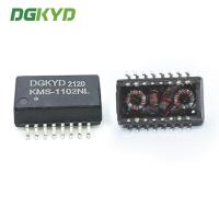 China Customized Safety 1500V AC Ethernet Transformer SMD 16 PIN 100BASE Filter with 350μH Inductance for sale