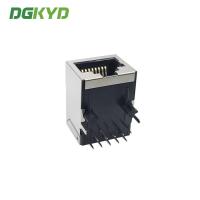 China DGKYD111B479GWA1D RJ45 8P8C Connector with 8-Port Configuration and Gold 6u-50u Plating for Network Applications for sale