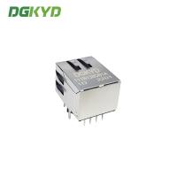 China DGKYD111B138DB1A1D 8P8C RJ45 Single Port Plug Connector With LED for sale