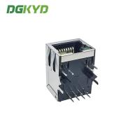 China DGKYD111B138DB1A1D 8P8C RJ45 Single Port Plug Connector With LED for sale