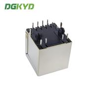 China KRJ-5224SGGNL 180 Degree 8P8C RJ45 Modular Connector Single Port Without Transformer with LED for sale