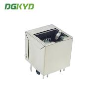 China KRJ-5224SGGNL 180 Degree 8P8C RJ45 Modular Connector Single Port Without Transformer with LED for sale