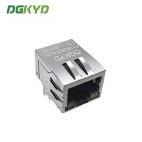 China 1x1 Port 8P8C RJ45 Single Port Magnetic Jack With Transformer 10/100 Base-T for sale