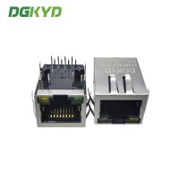 China 1x1 Port 8P8C RJ45 Single Port Magnetic Jack With Transformer 10/100 Base-T for sale