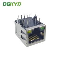 China 1x1 Port 8P8C RJ45 Single Port Magnetic Jack With Transformer 10/100 Base-T for sale