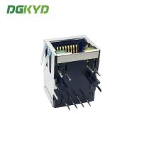 China 1x1 Port 8P8C RJ45 Single Port Magnetic Jack With Transformer 10/100 Base-T for sale