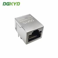 China DGKYD RJ45 Single Port Connector with Transformer 10Pin 1000Base-T Through Hole for sale
