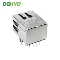 China DGKYD111B481FA2A1DFL 10P8C RJ45 Single Port With Transformer for sale