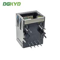 China DGKYD111B481FA2A1DFL 10P8C RJ45 Single Port With Transformer for sale