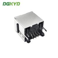 China DGKYD52TE1188AB1A1DY1008 8-Pin RJ45 Connector Without Transformer with Yellow/Green LED Indicators for sale