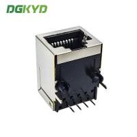China DGKYD59211118GWA1DY1022 Shielded Modular 8-Pin Female RJ45 Ethernet Connector Without LED - 10/100/1000 BASE-T/TX for sale