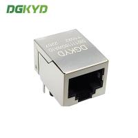 China DGKYD59211118GWA1DY1022 Shielded Modular 8-Pin Female RJ45 Ethernet Connector Without LED - 10/100/1000 BASE-T/TX for sale