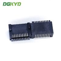 China 0.25mm Thickness SMT RJ45 SFP Connector with 15μm Nickel Plating and High Temperature Resistance for 10Gb/s Networks for sale