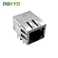 China POE Single Port Modular Illuminated RJ45 Shielded Connector for sale
