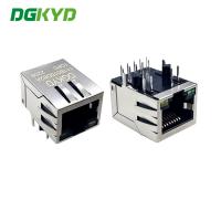 China POE Single Port Modular Illuminated RJ45 Shielded Connector for sale