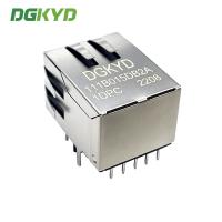 China POE Single Port Modular Illuminated RJ45 Shielded Connector for sale