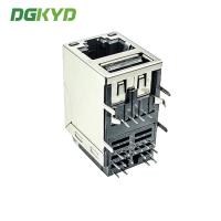 China RJ45 USB Gigabit Integrated Filter Connector with 1500V Hi-pot and 350μH OCL for 10/100/1000 BASE-T Networks for sale