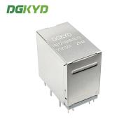 China DGKYD 5921 Series 2x1 Port RJ45 Modular Jack 8P8C Network Socket with LED Shielded for sale
